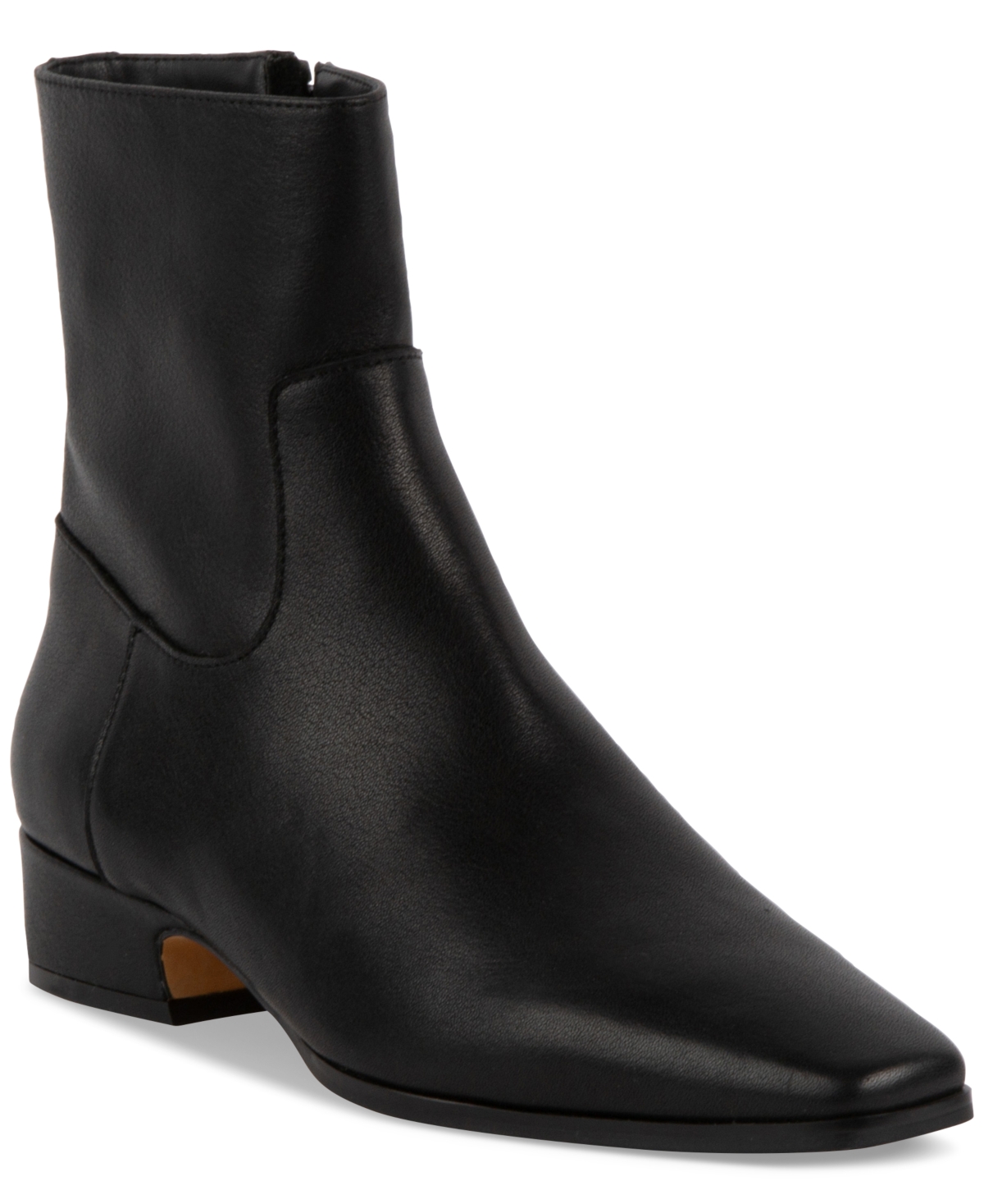 Click here for Steve Madden Womens Dusty Block-Heel Booties - Bla... prices