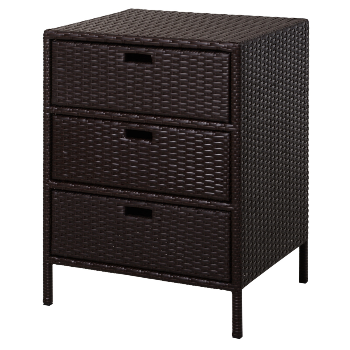 Click here for Outdoor Towel Cabinet with Drawers - Brown prices