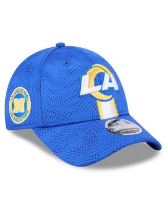 New Era Men's Royal Los Angeles Rams 2024 Sideline 9FORTY Stretch-Snap ...