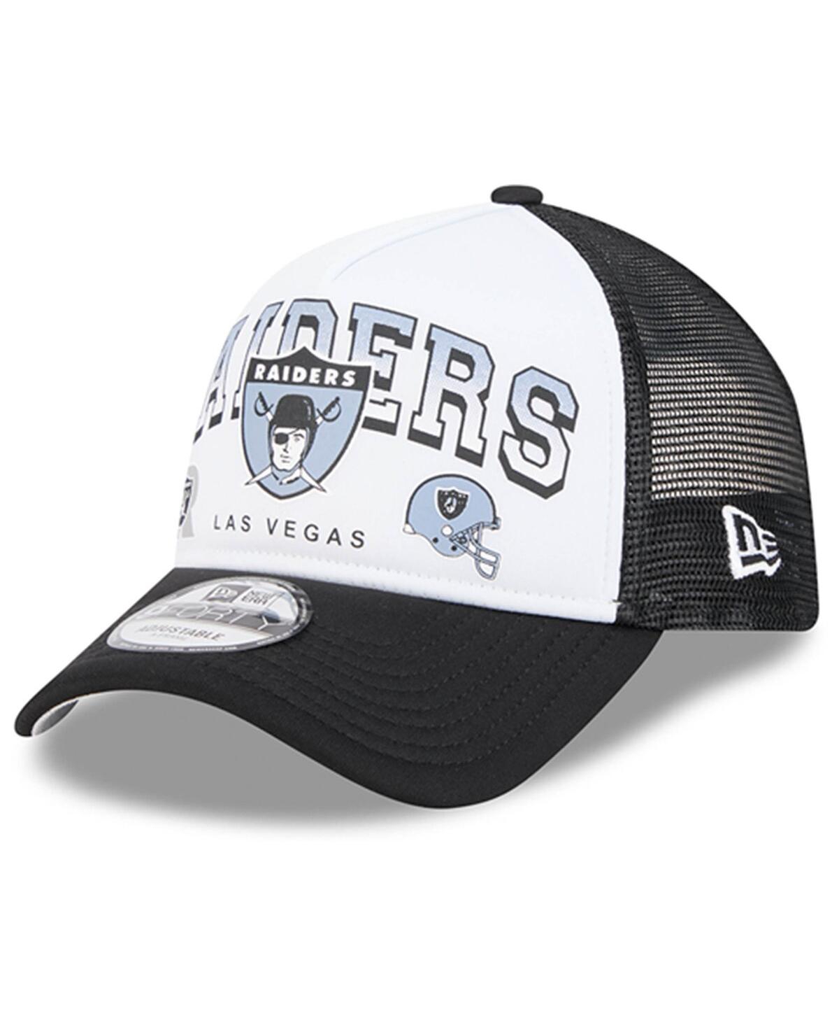 Click here for New Era Mens White/Black Las Vegas Raiders Retro W... prices