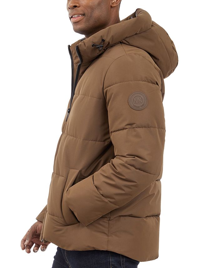 Michael Kors Men's Quilted Hooded Puffer Jacket - Macy's
