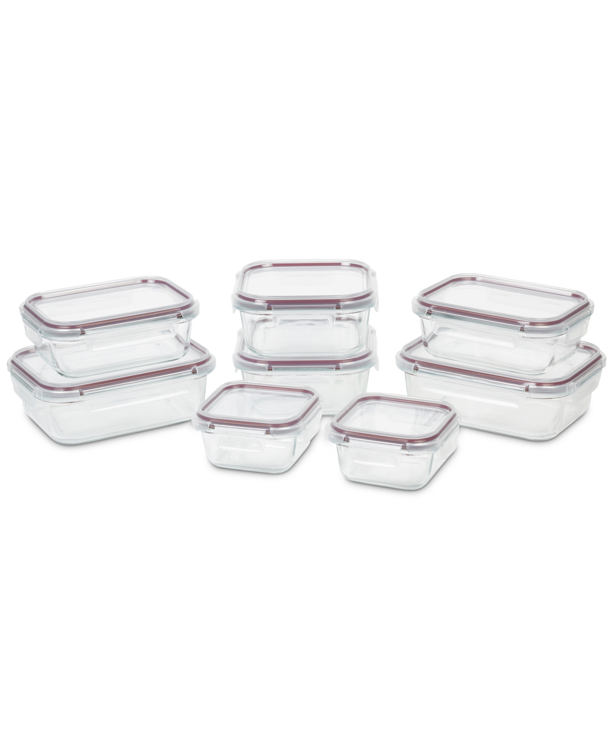Click here for Sedona 16-Piece Glass Food Storage Container Set -... prices