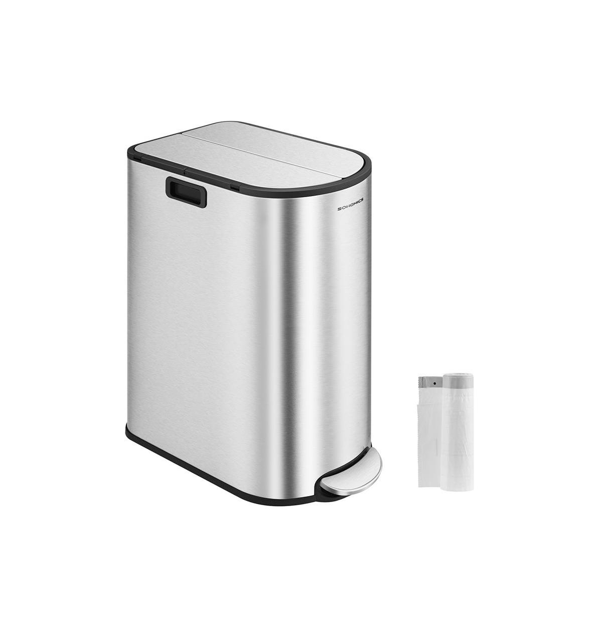 Click here for Slickblue Garbage Can with Wing Lids for Easy Acce... prices