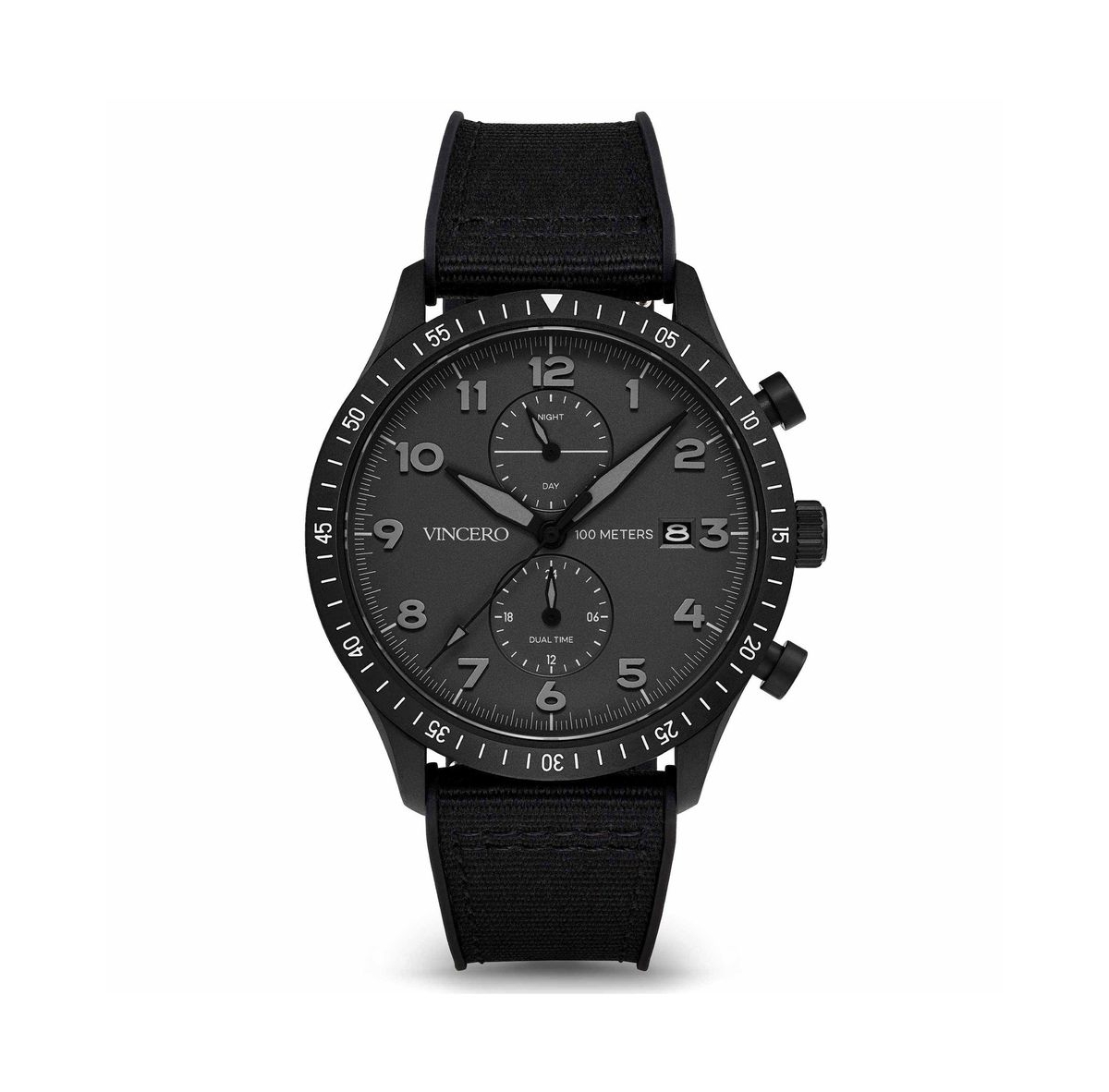 Click here for Vincero Graphite The Altitude Pilot Watch with Dua... prices