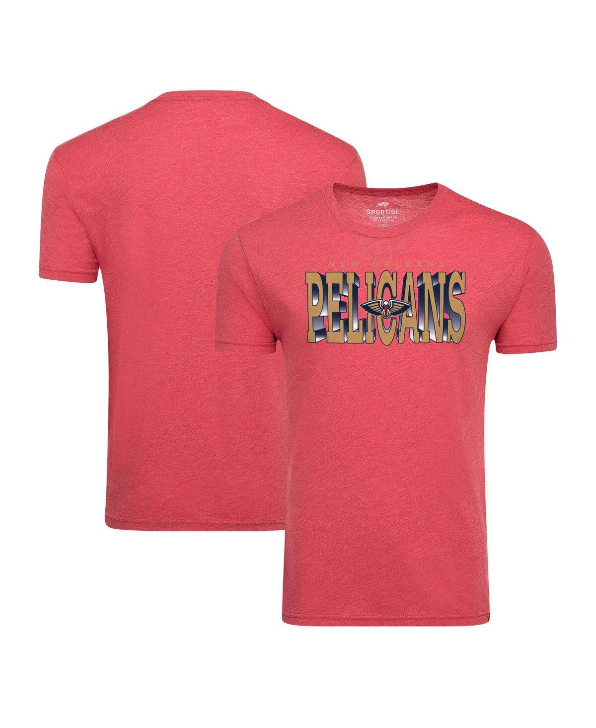 Click here for Sportiqe Mens Red New Orleans Pelicans Comfy Tri-B... prices