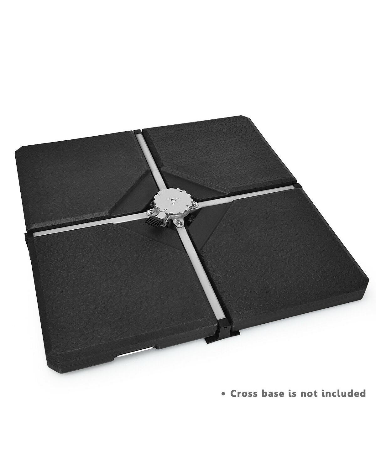 Click here for Sugift 4 Pieces Square Fillable Patio Umbrella Bas... prices