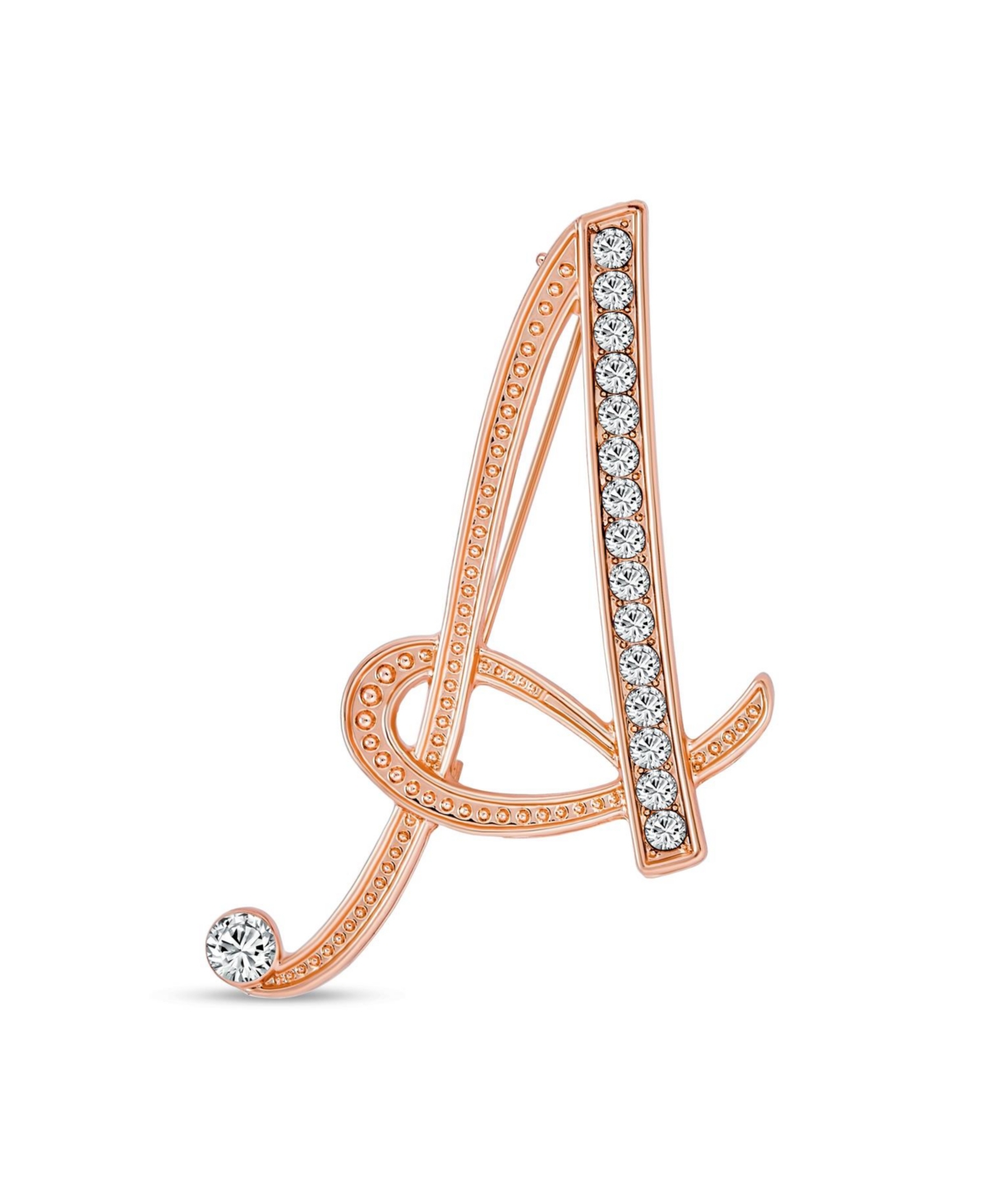 Click here for Bling Jewelry Large Statement Abc Pave Crystal Let... prices