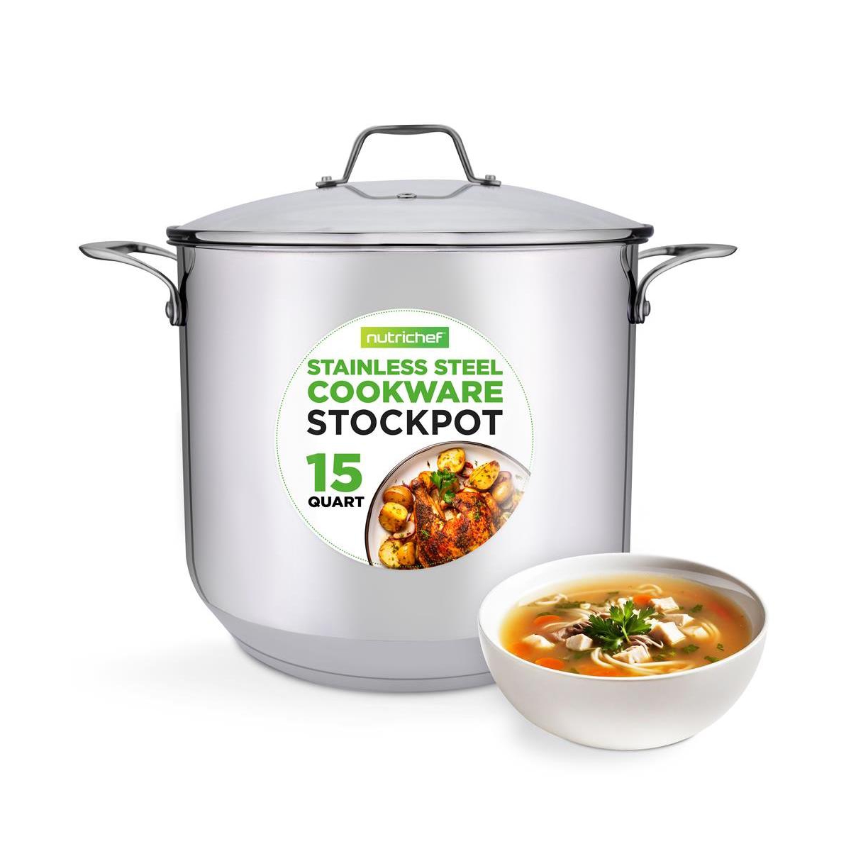 Click here for NutriChef Stainless Steel Cookware Stockpot - 15 Q... prices