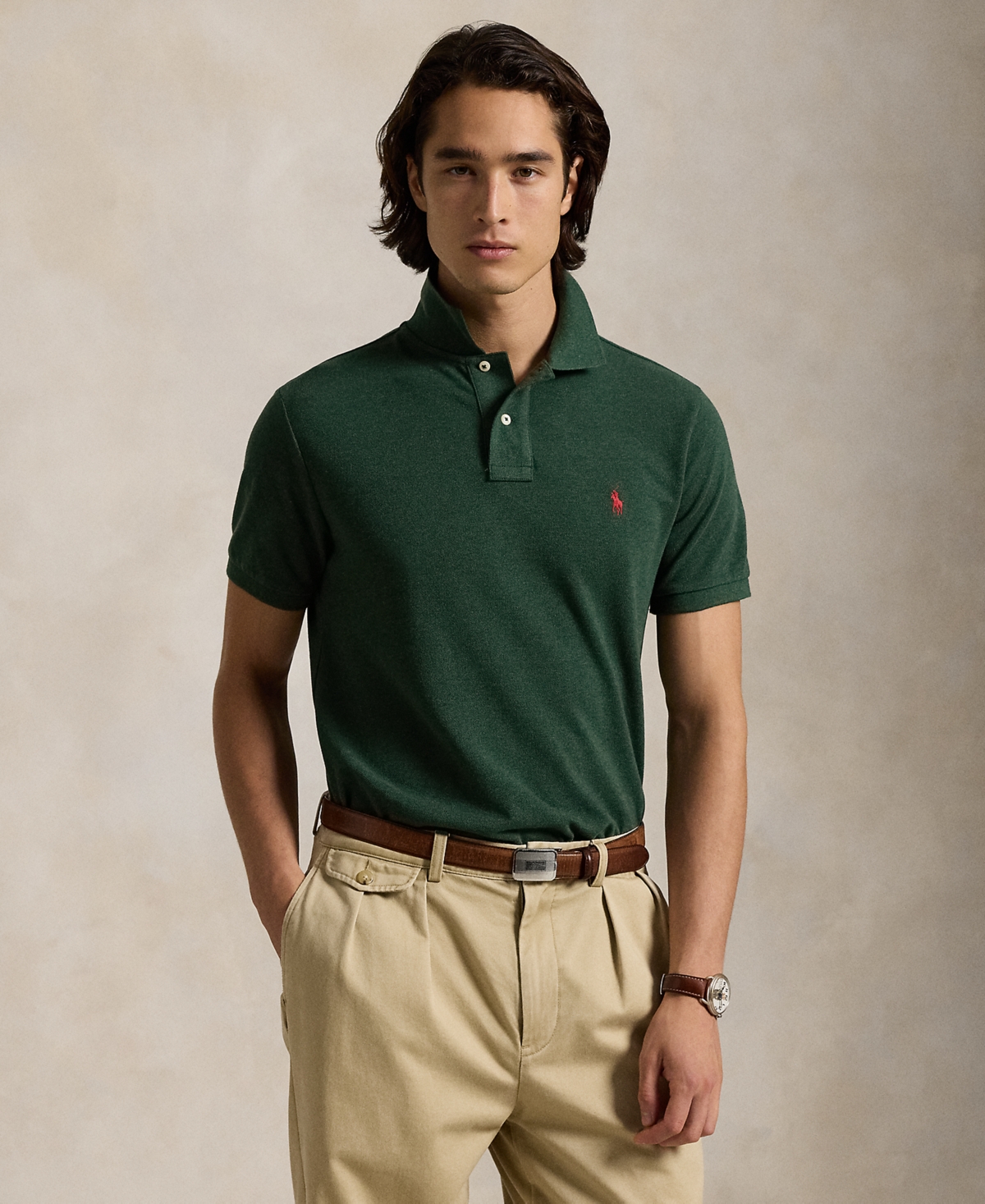 Click here for Polo Ralph Lauren Mens Classic-Fit Cotton Polo Shi... prices