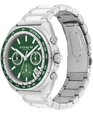 COACH Men's Charter Silver Stainless Steel Bracelet Watch COACH Men's Charter Silver Stainless Steel Bracelet Watch