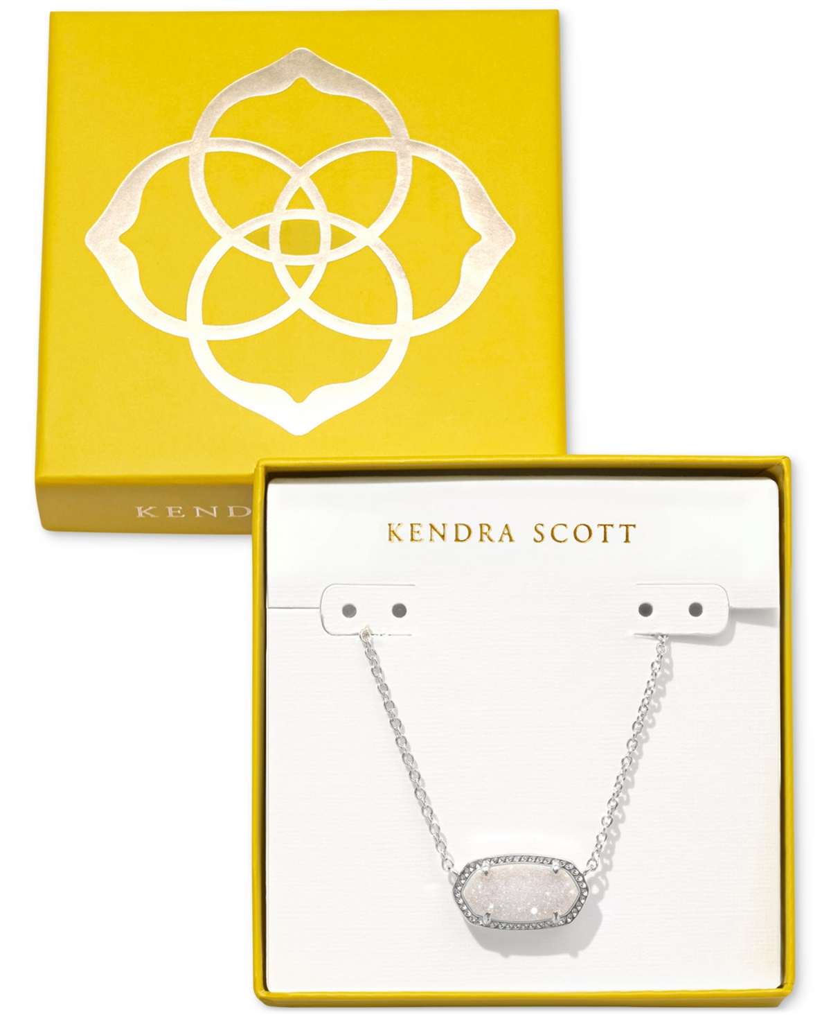 Click here for Kendra Scott Elisa Pendant Necklace - Rhod Iride prices