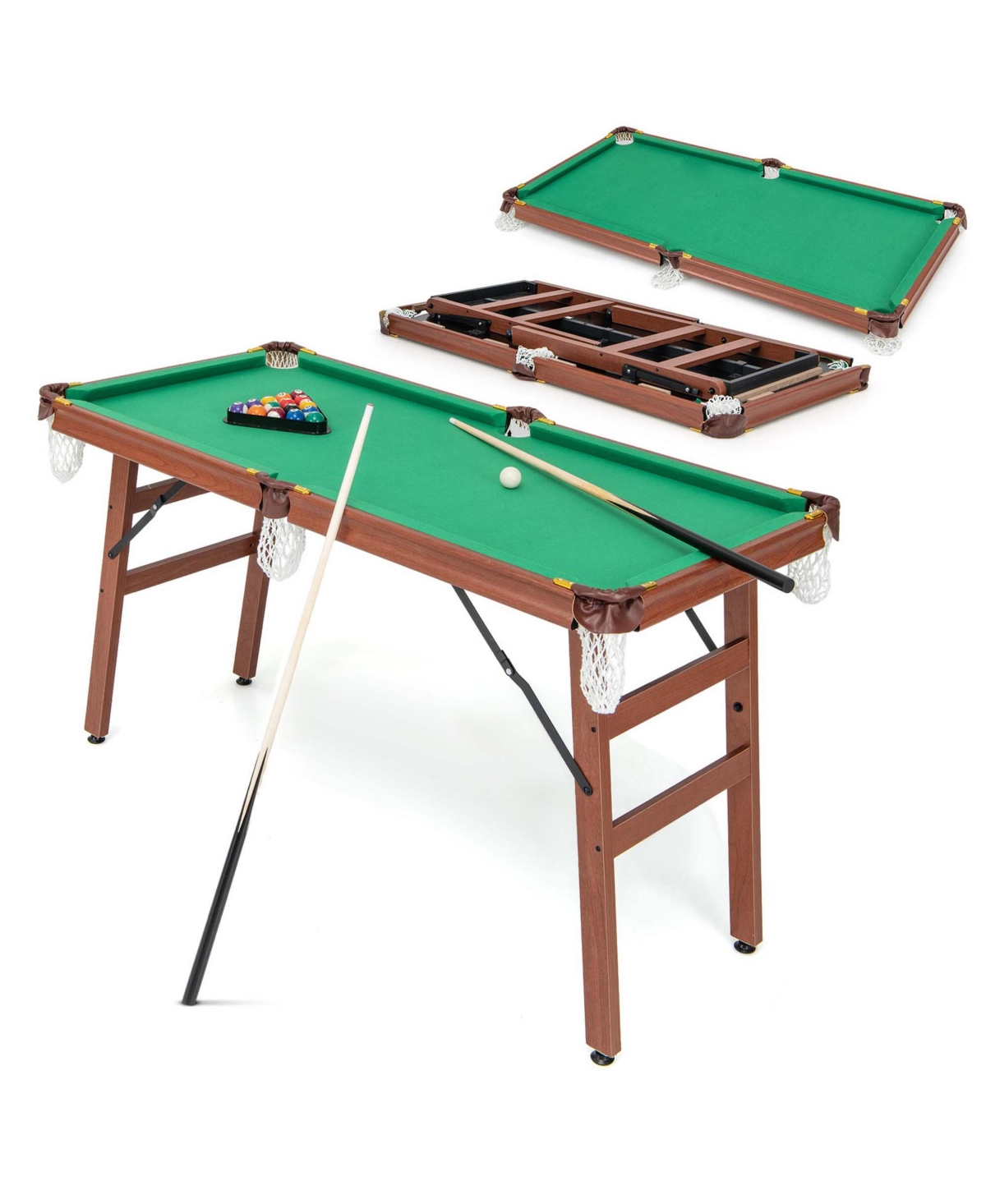 Click here for Folding Pool Table Set with Foldable Legs Adjustab... prices