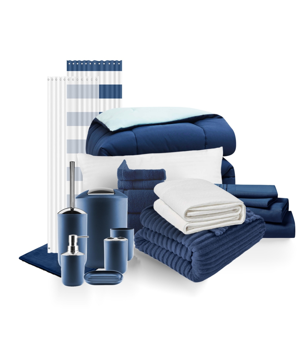 Click here for 23 Piece Complete College Dorm Room Essentials Bed... prices