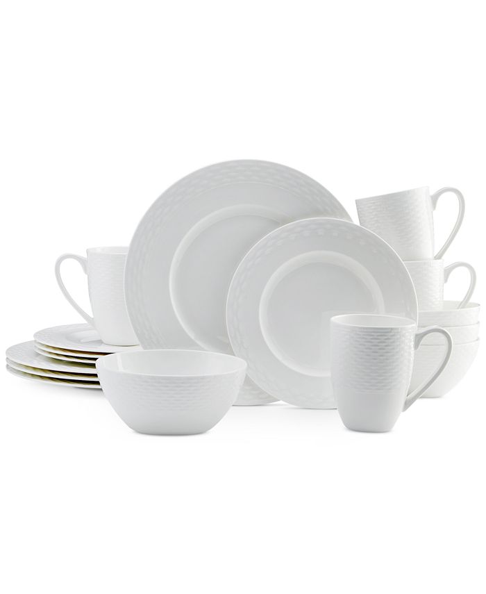 Mikasa Dinnerware Bone China 16 Piece Dinnerware Set Collection ...