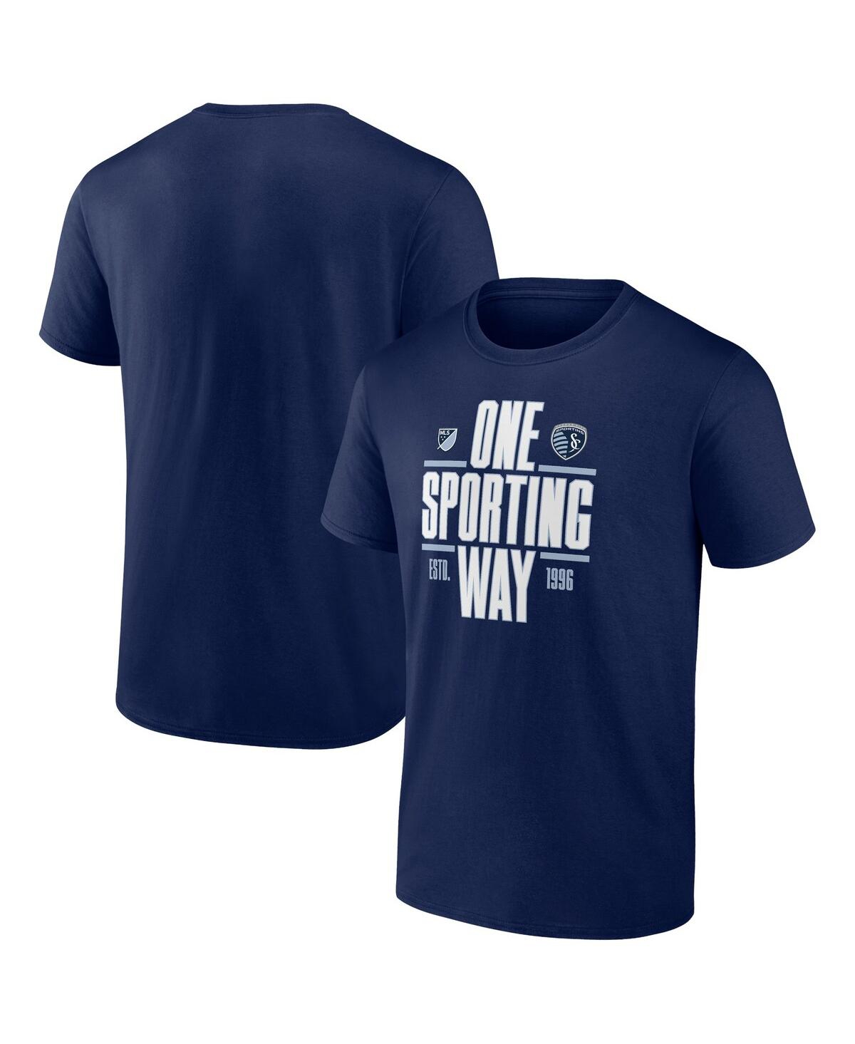 Click here for Fanatics Mens Navy Sporting Kansas City Fundamenta... prices