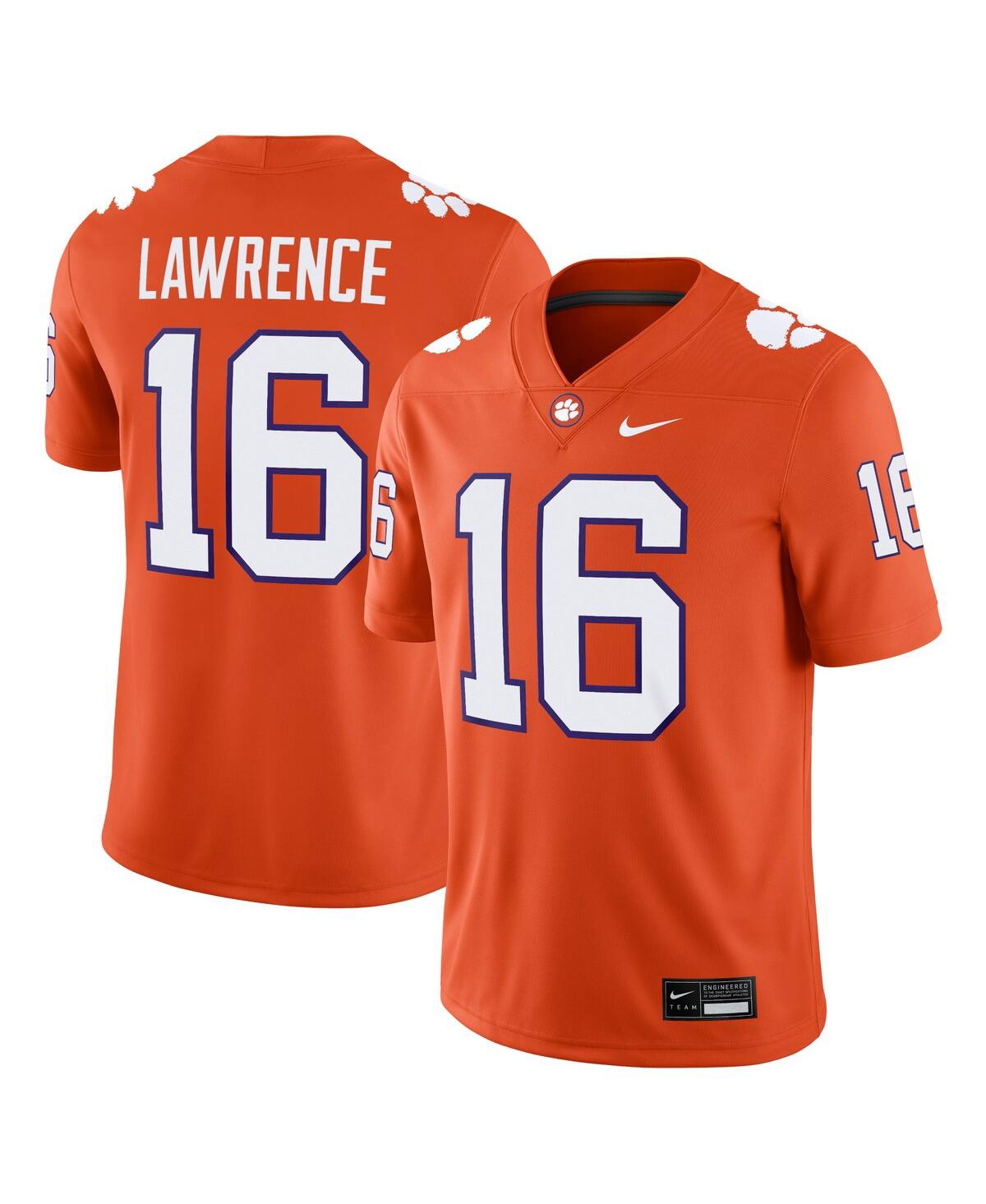 Click here for Nike Mens Trevor Lawrence Orange Clemson Tigers Al... prices