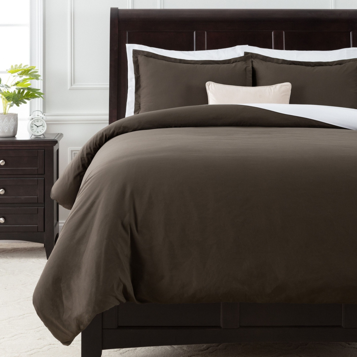 Click here for Chanasya Premium Solid Duvet Cover Set - Duvet Cov... prices