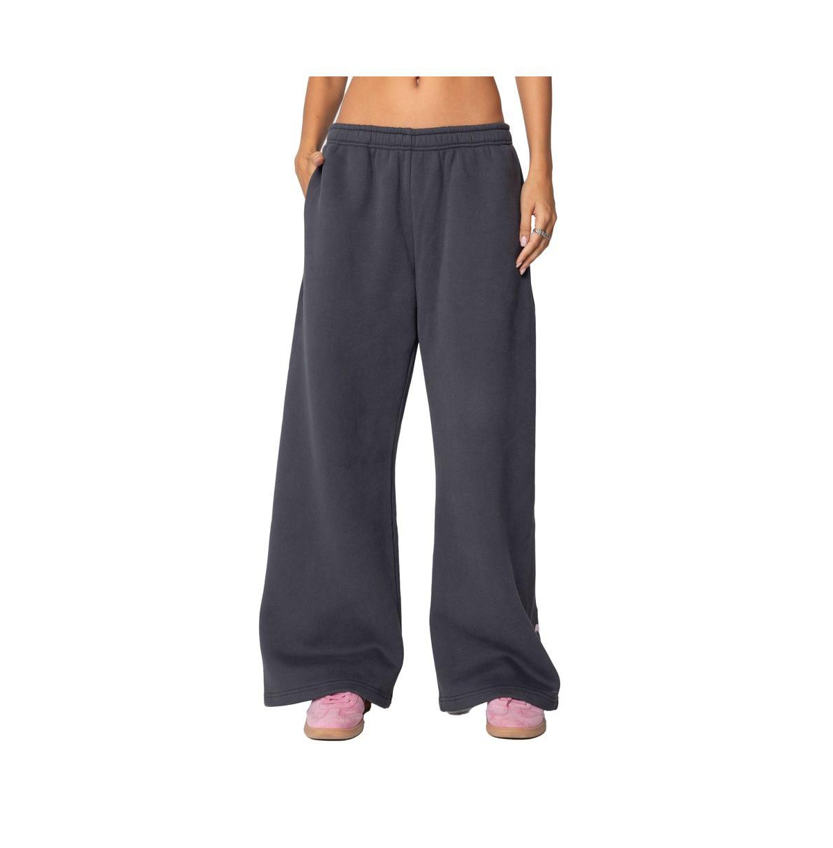 Click here for Edikted Womens Bonney Bow Detail Sweatpants - Dark... prices