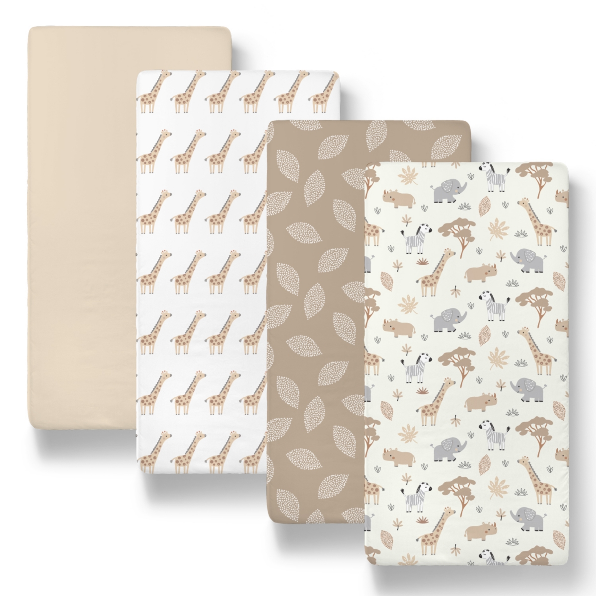 Click here for The Peanutshell Safari Neutral Bassinet Sheets for... prices