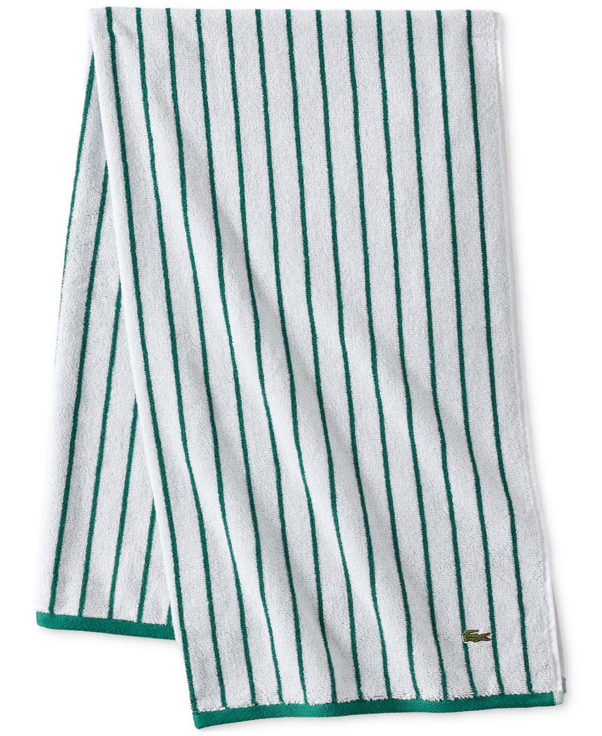 Click here for Lacoste Home Centre Mark Cotton Jacquard Stripe Ba... prices