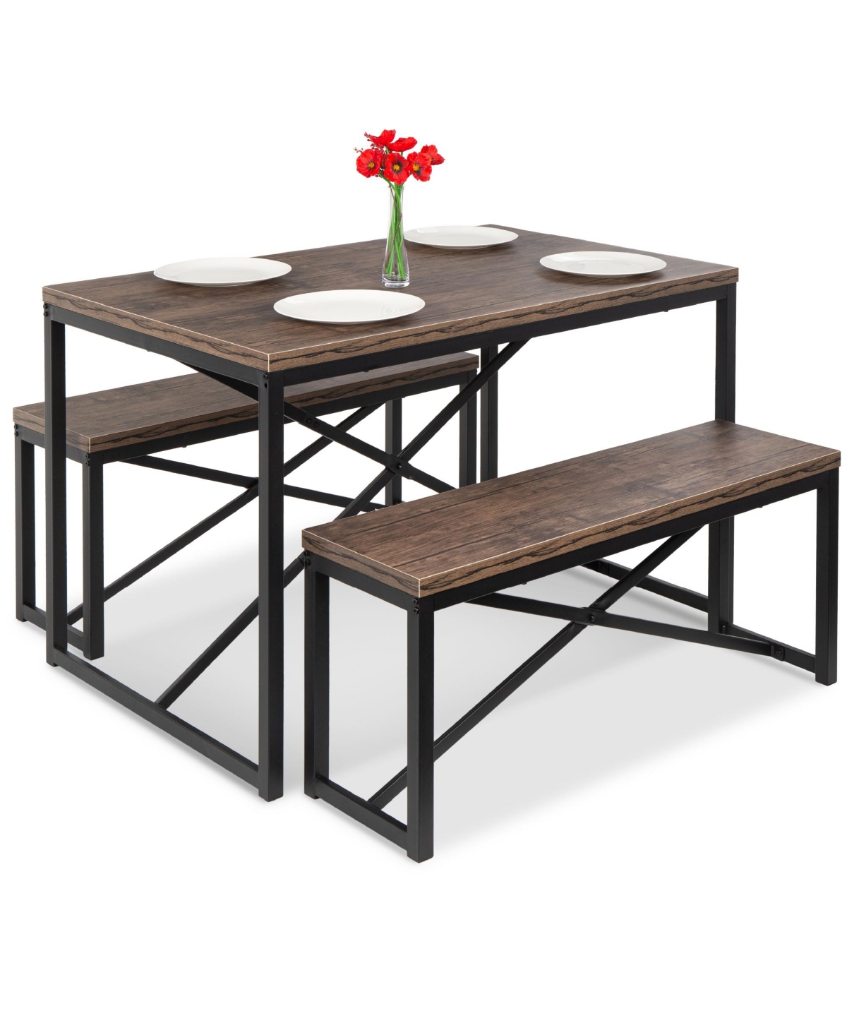 Click here for Best Choice Products 45.5in 3-Piece Bench Style Di... prices