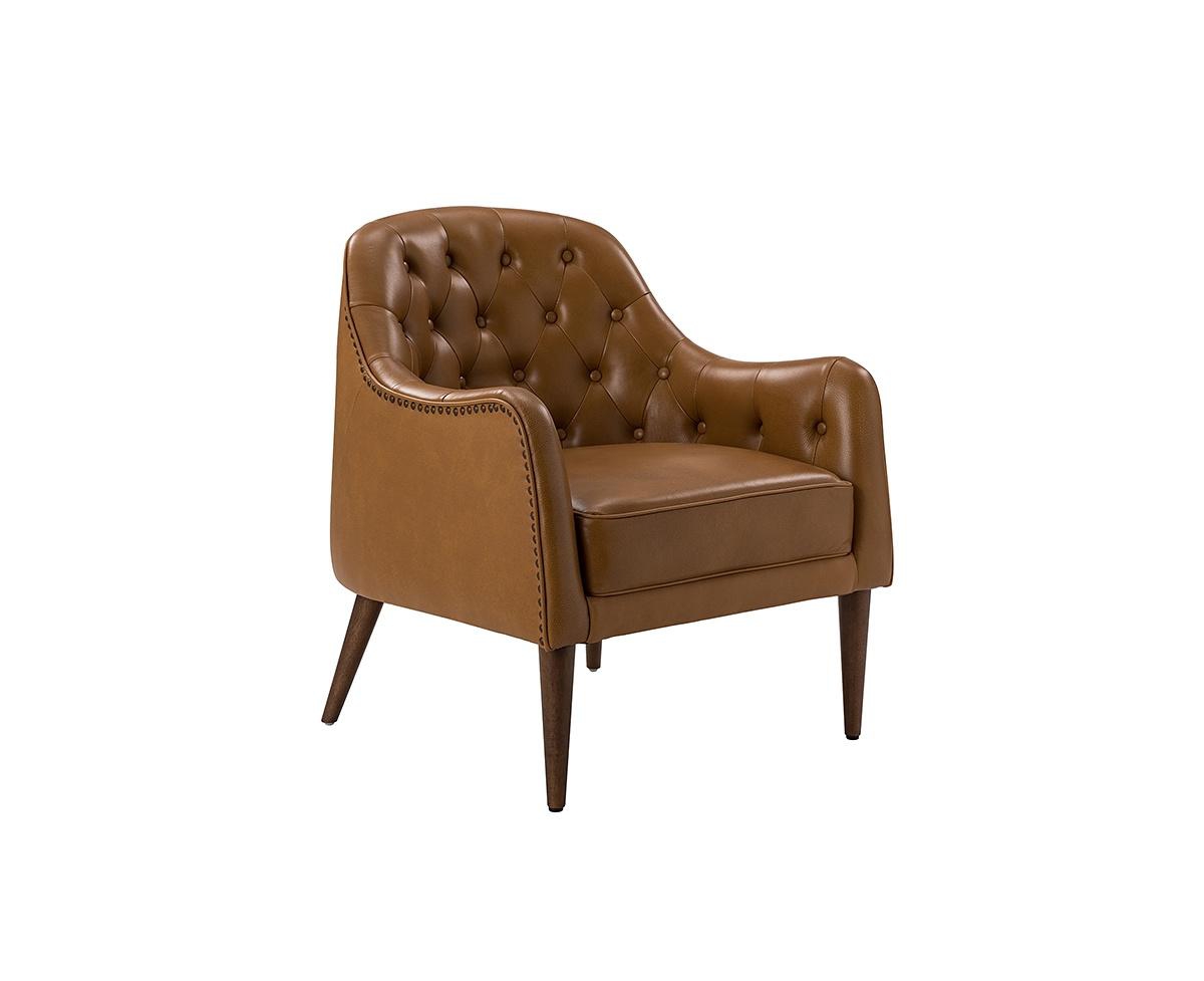 Click here for Casio 28.5 Wide Genuine Leather Barrel chair - Cam... prices
