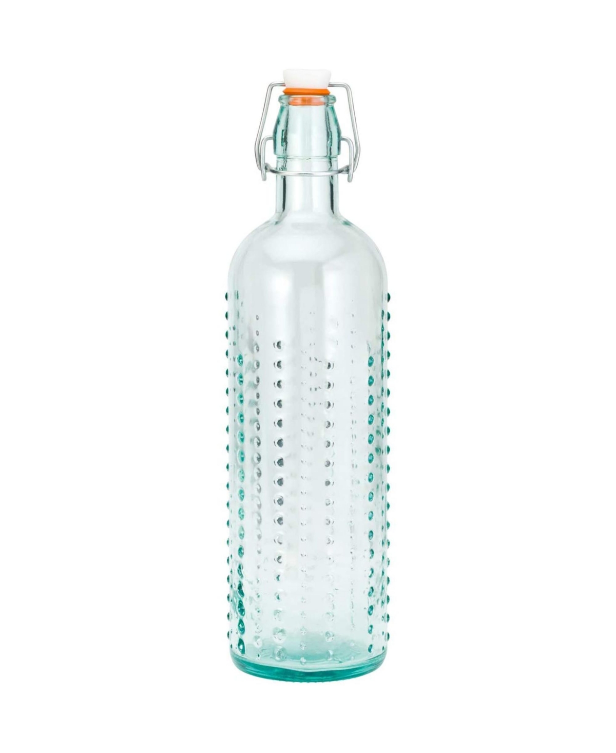 Click here for Amici Home Urchin Glass Bottle - Green prices