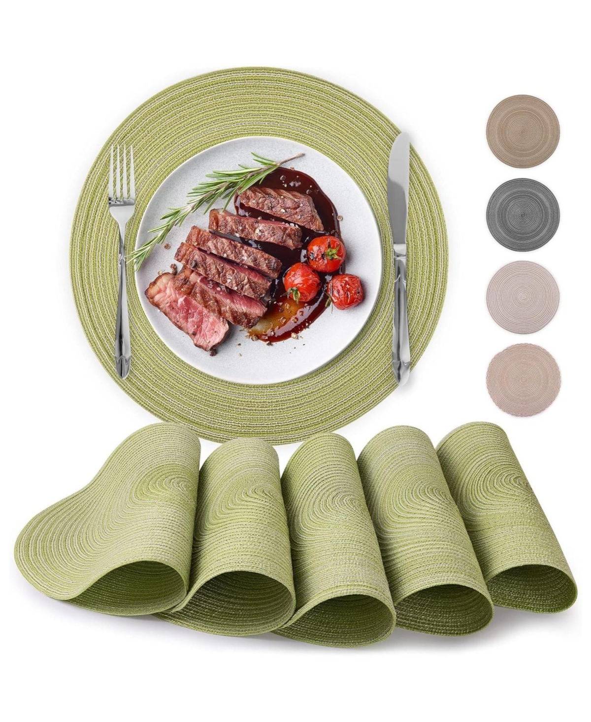 Click here for Braided Round Place Mats & Anti-Skid Placemat for... prices