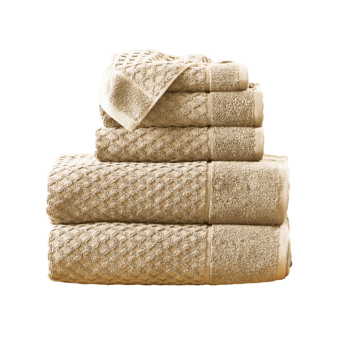 Click here for Linery & Co. Quick-Drying Cotton Diamond Waffle Te... prices