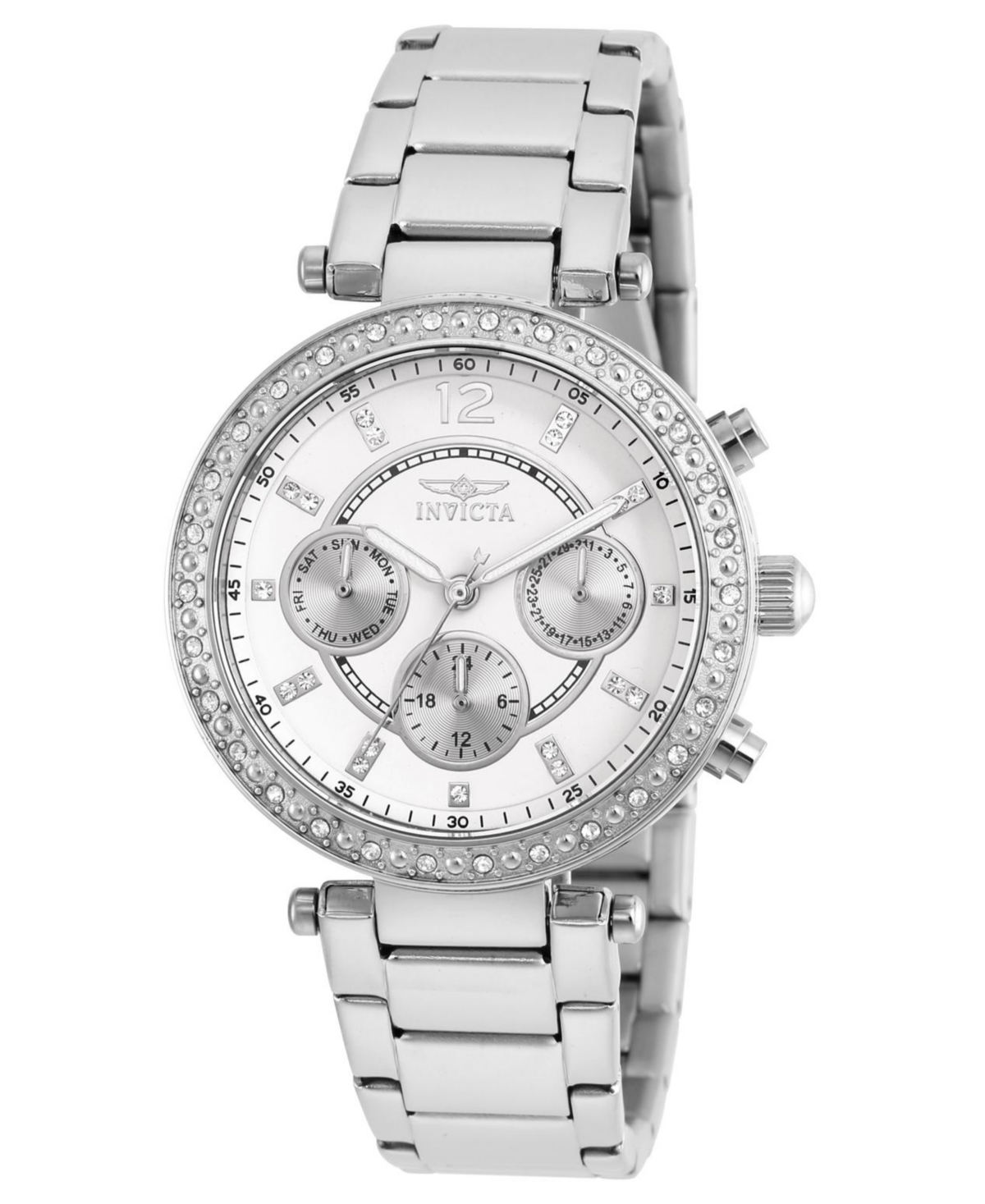 Click here for Invicta Womens 21386 Angel Quartz Chronograph Whit... prices