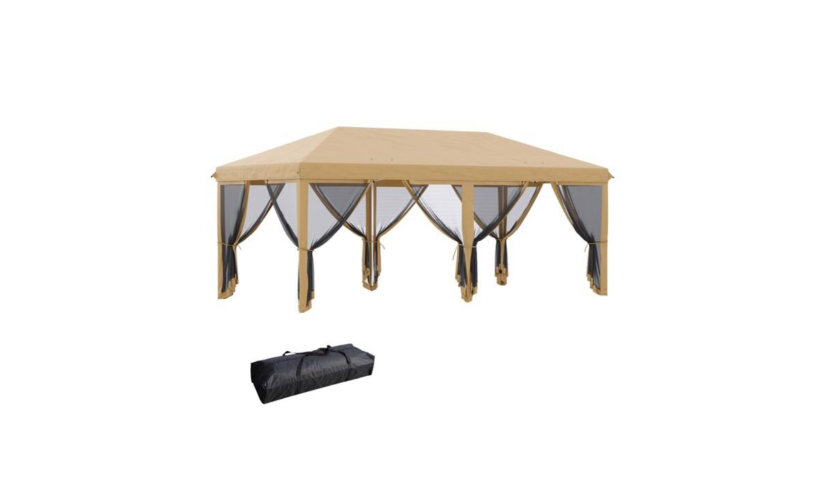 Click here for Slickblue 10 x 20 Pop-Up Canopy Party Tent with Ne... prices