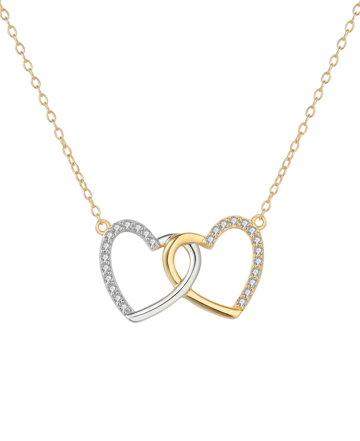 Click here for Diamond Double Heart 18 Pendant Necklace (1/5 ct.... prices