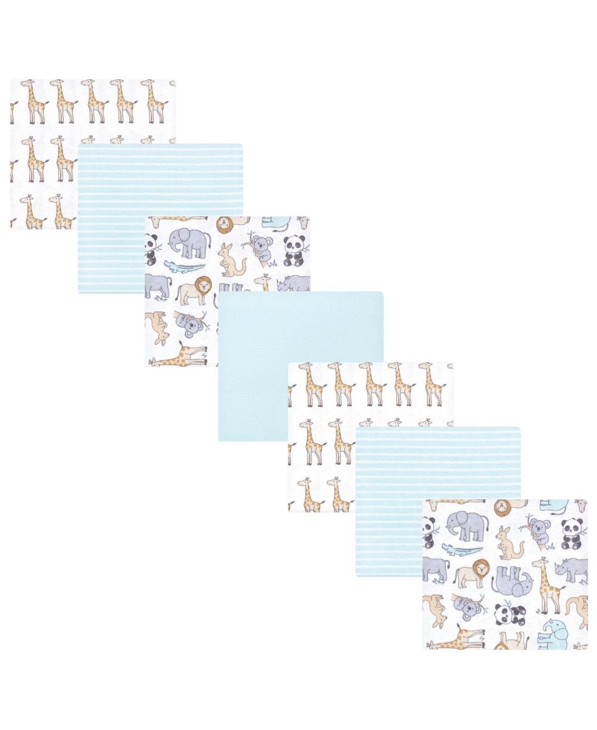 Click here for Hudson Baby Cotton Flannel Receiving Blankets  7-P... prices