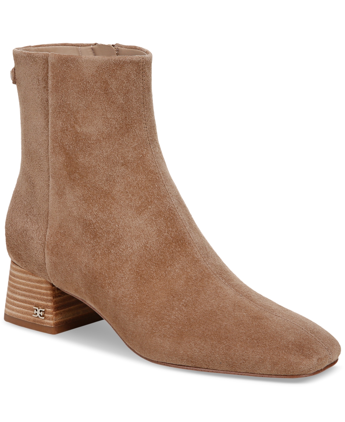 Click here for Sam Edelman Womens Paige Zipper Booties - Almond T... prices