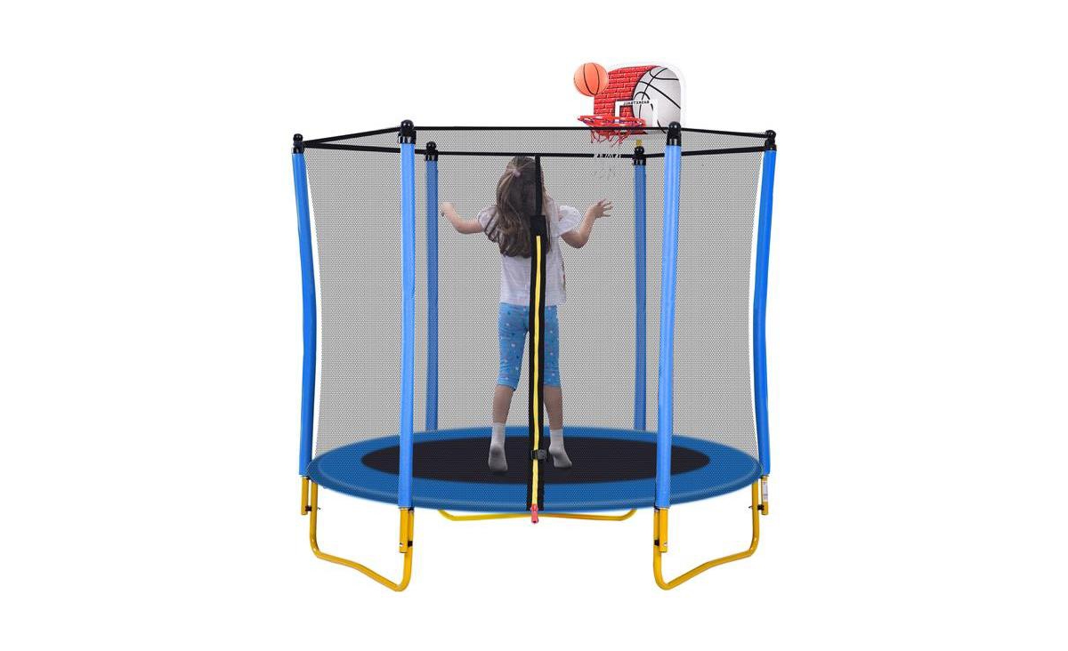 Click here for Slickblue Trampoline for Kids: Safe and Fun Outdoo... prices
