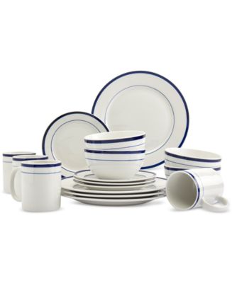 Studio TU Round Ceramic 16-Pc. Dinnerware Set, Service for 4 - Macy's