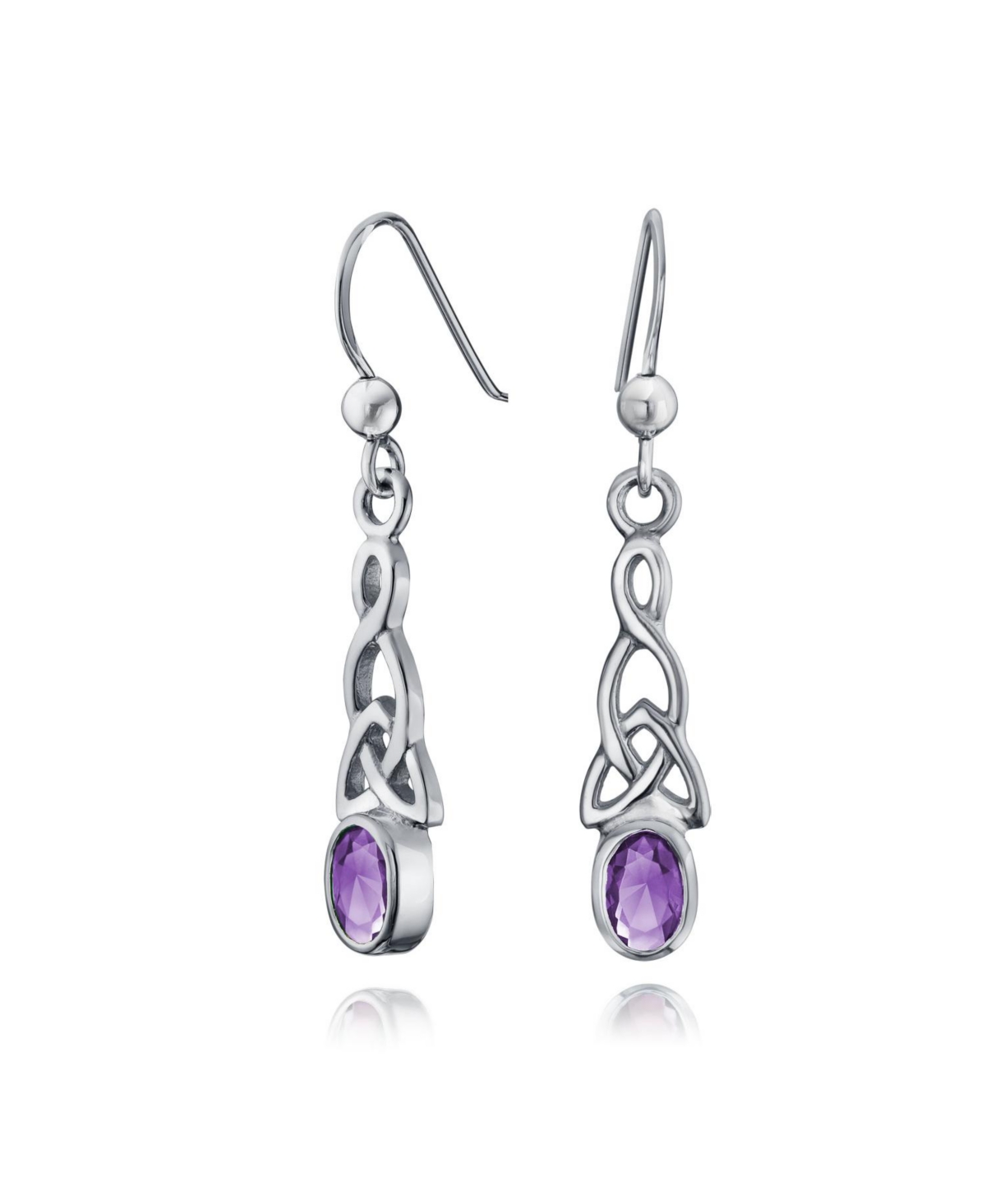 Click here for Bling Jewelry Amethyst Moonstone Amber Love Knot D... prices