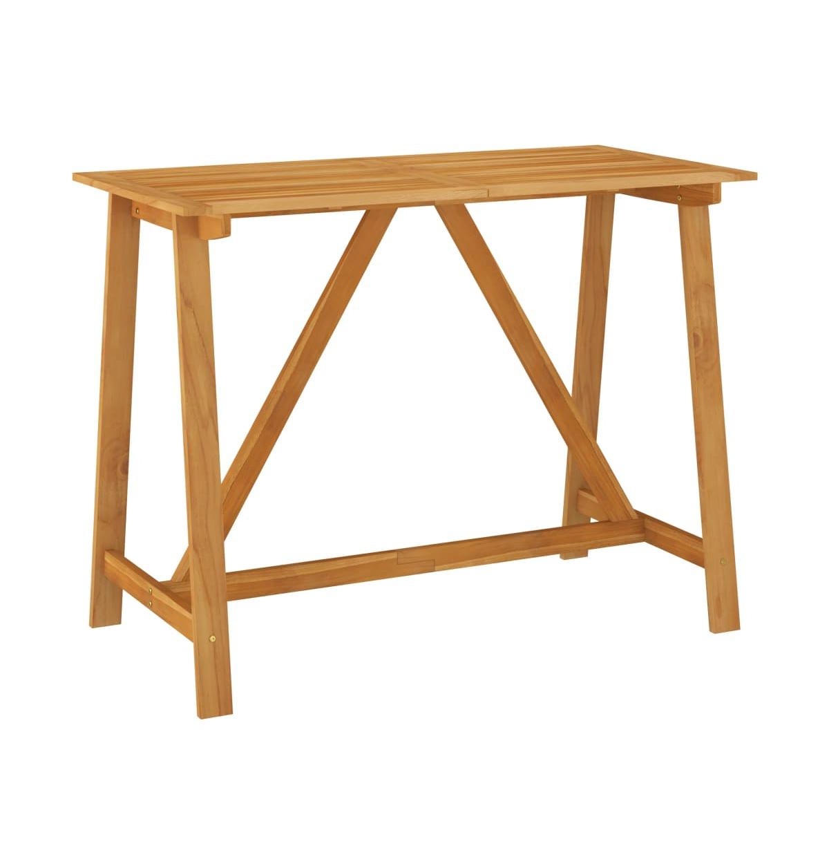 Click here for vidaXL Patio Bar Table 55.1x27.6x40.9 Solid Acacia... prices