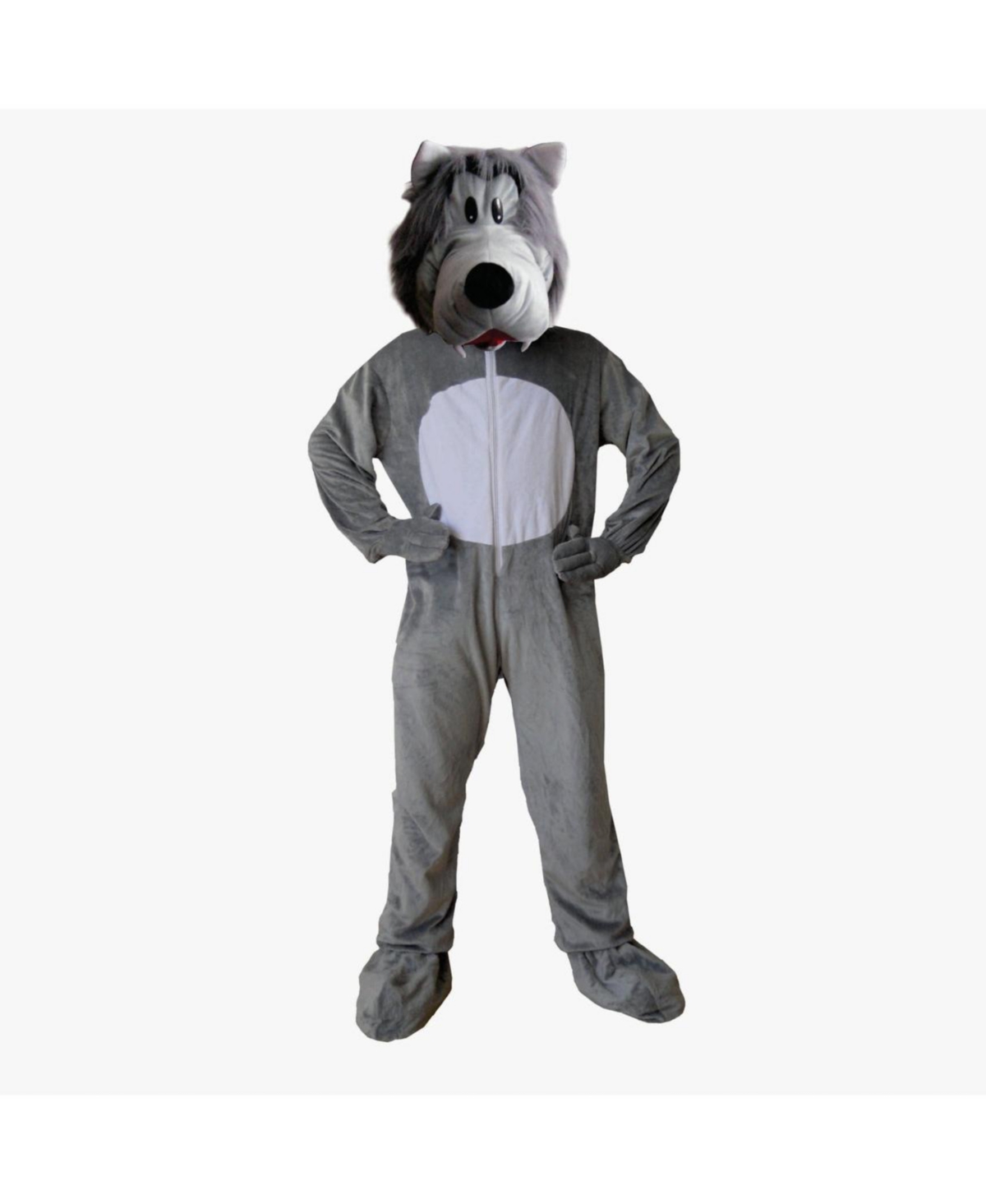 Click here for Dress Up America Gray Wolf Jumpsuit Mascot Costume... prices