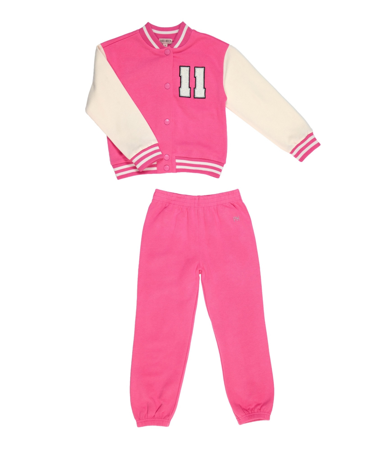 Click here for Paris Hilton Toddler Girls Sporty Paris Varsity Ja... prices