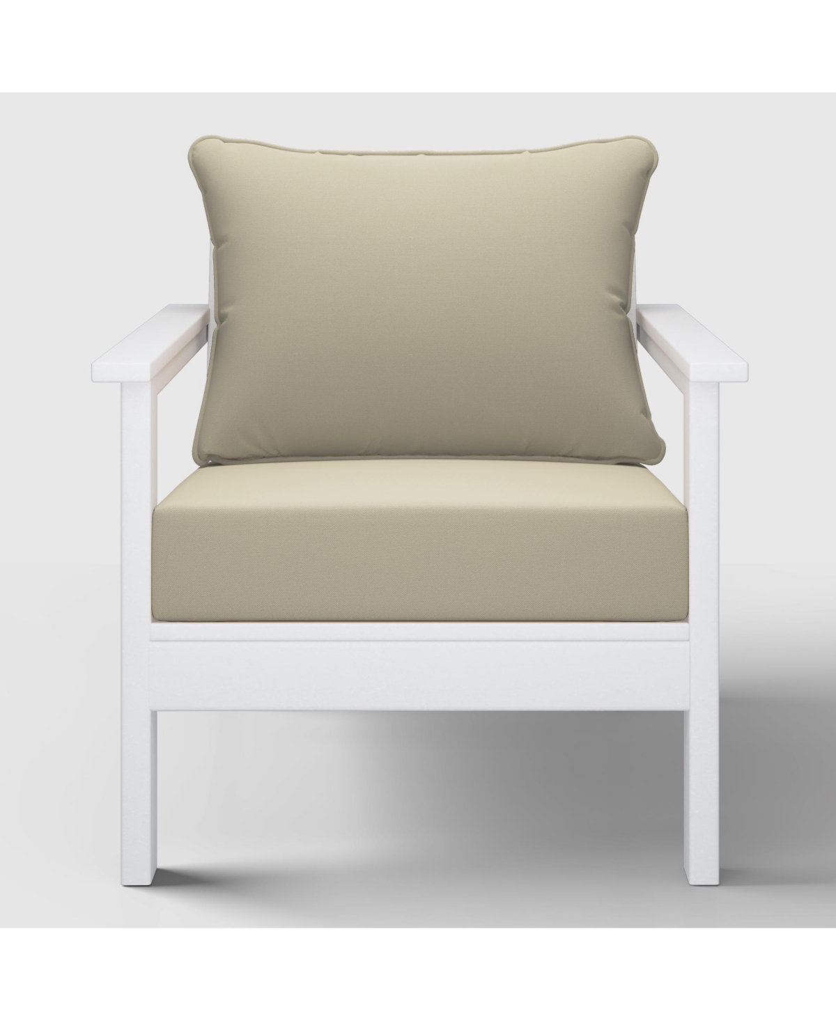 Click here for WestinTrends Outdoor Modern Hdpe Patio White Club... prices