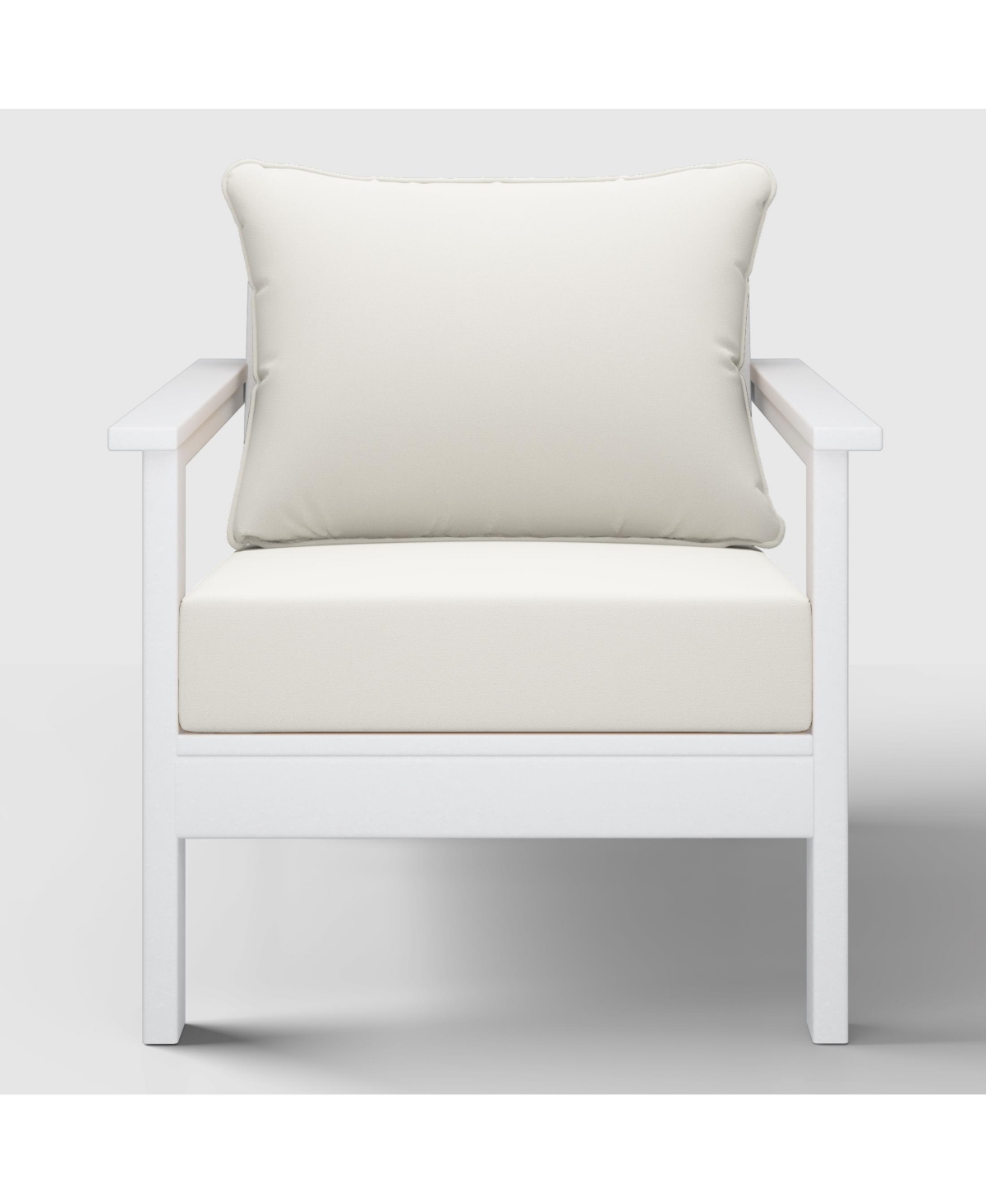Click here for WestinTrends Outdoor Modern Hdpe Patio White Club... prices