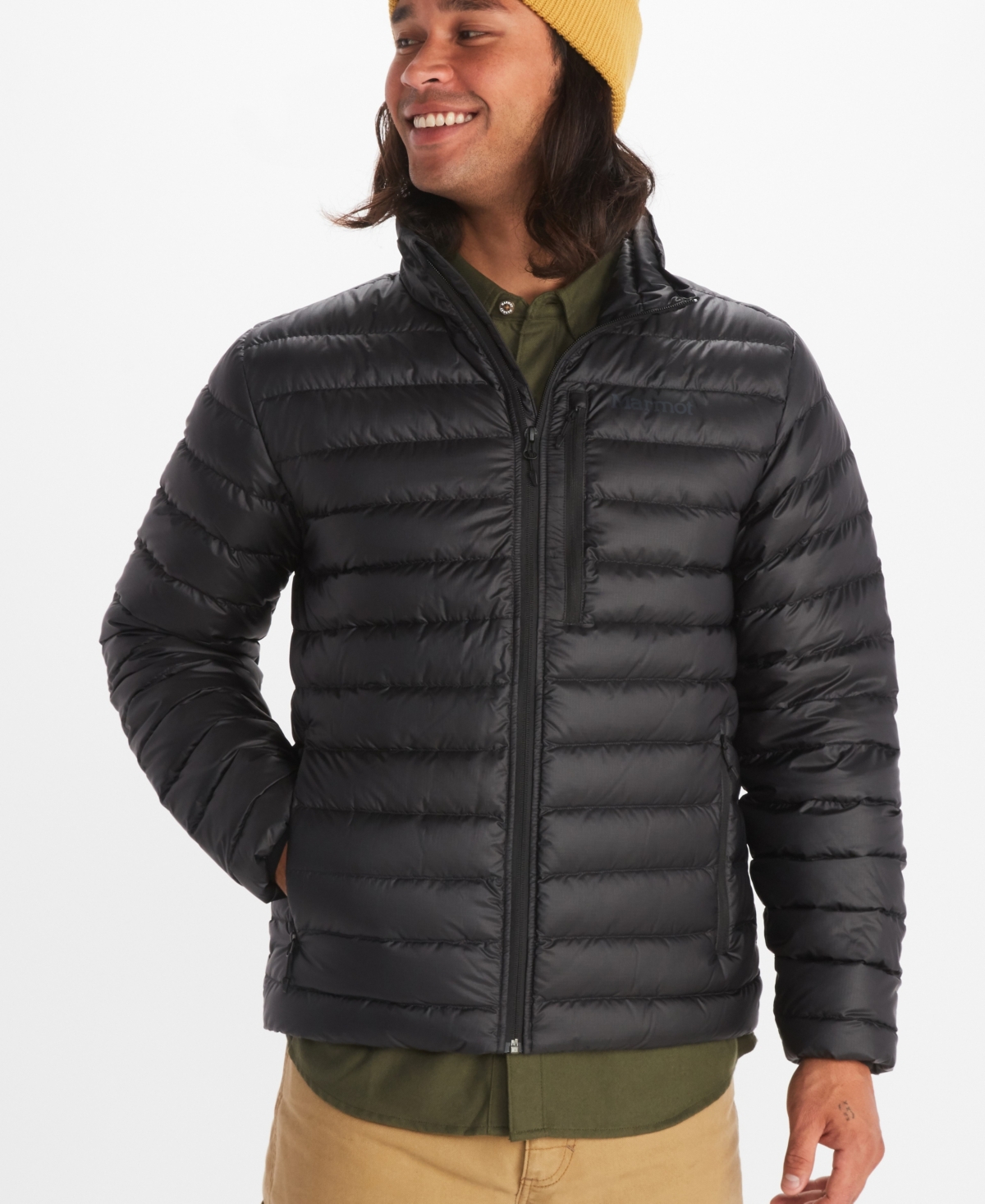 Click here for Marmot Mens Highlander Puffer Jacket - Black prices