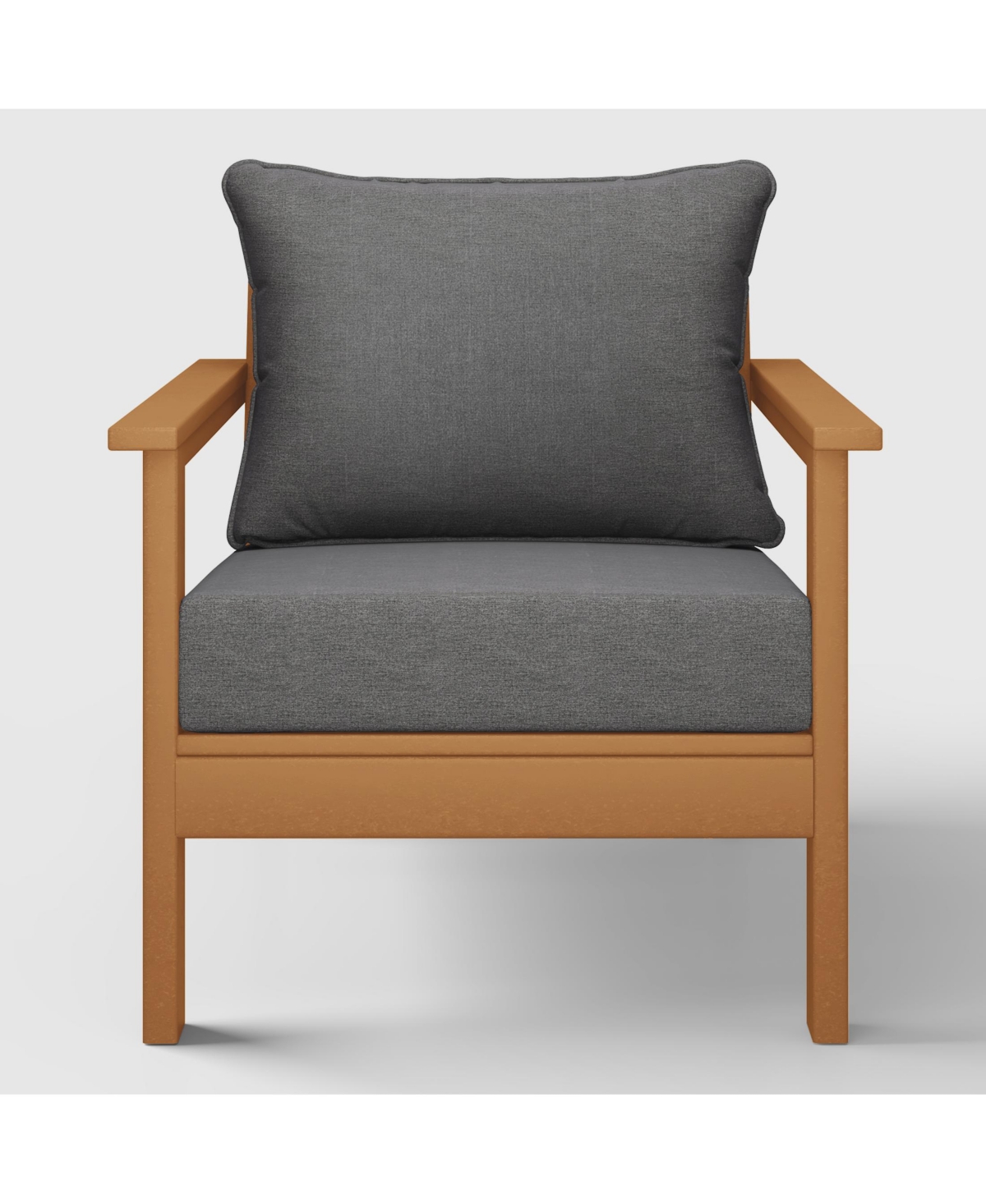 Click here for WestinTrends Outdoor Modern Hdpe Patio Teak Club C... prices