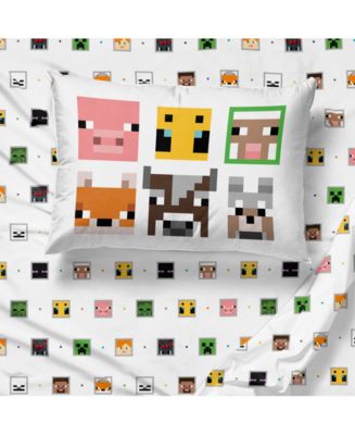 Sunny Side Up Minecraft Creeper Full Sheet Set - Macy's
