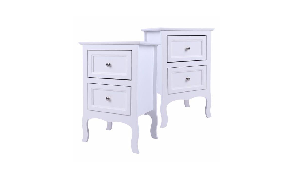 Click here for Slickblue 2pcs Country Style Two-Tier Night Tables... prices