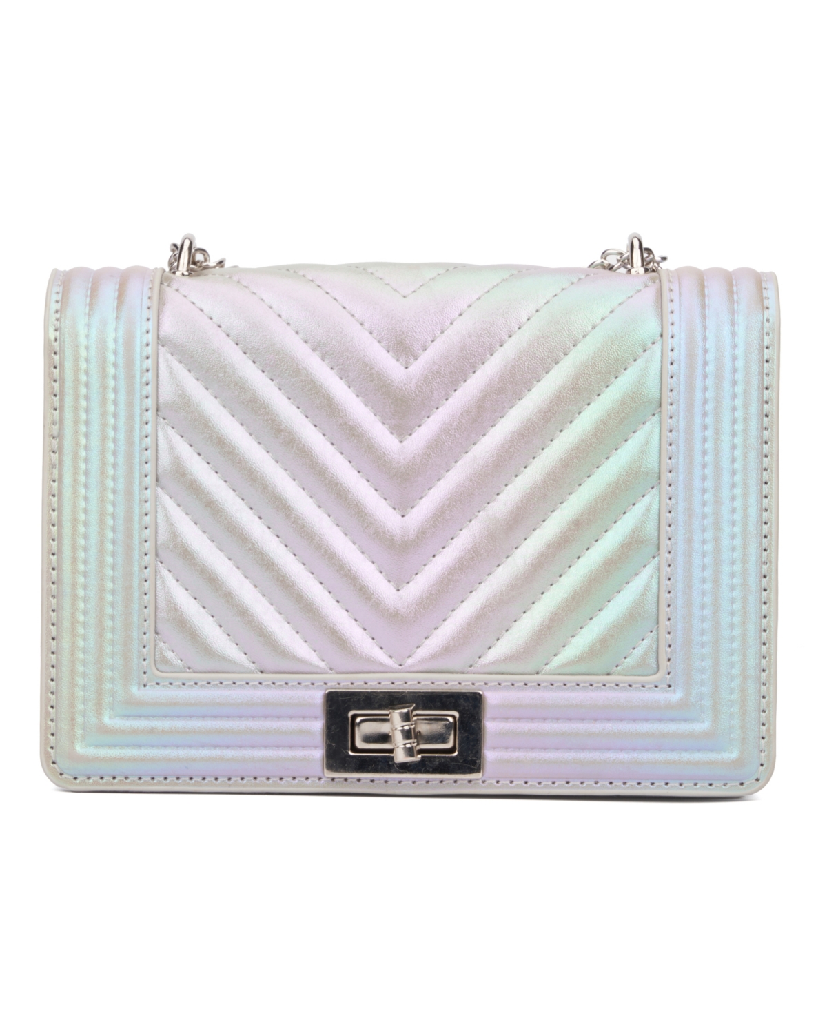 Click here for Olivia Miller Opal Crossbody Bag - Iridescent prices