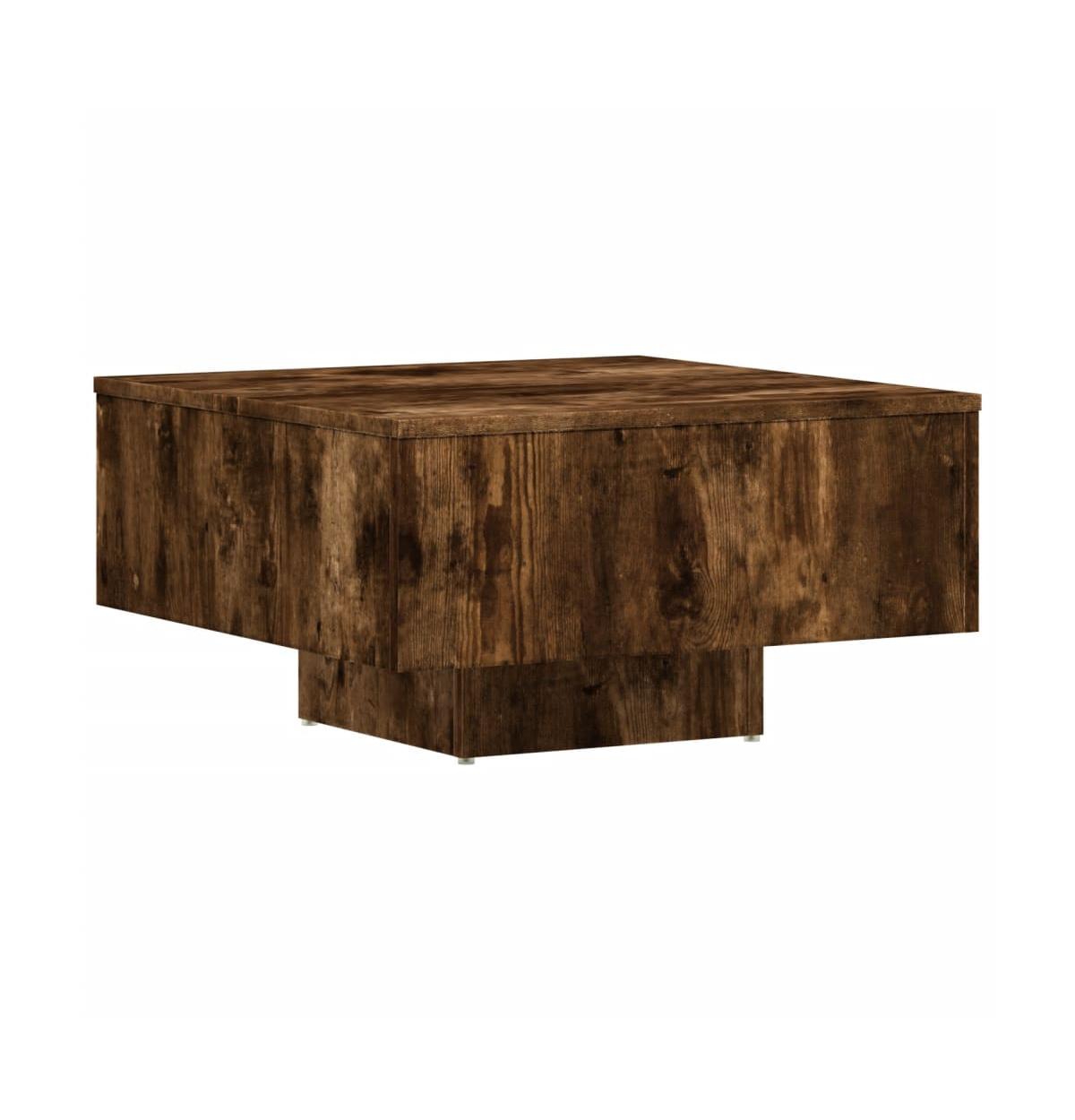 Click here for vidaXL Coffee Table Smoked Oak 23.6x23.6x12.4 Engi... prices