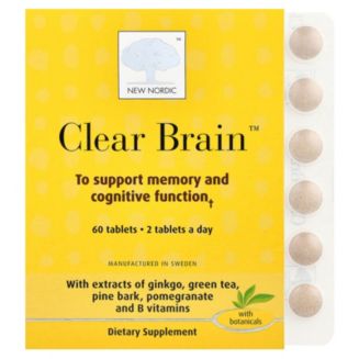 New Nordic Clear Brain Tablets | Supports Normal Cognitive Health and ...