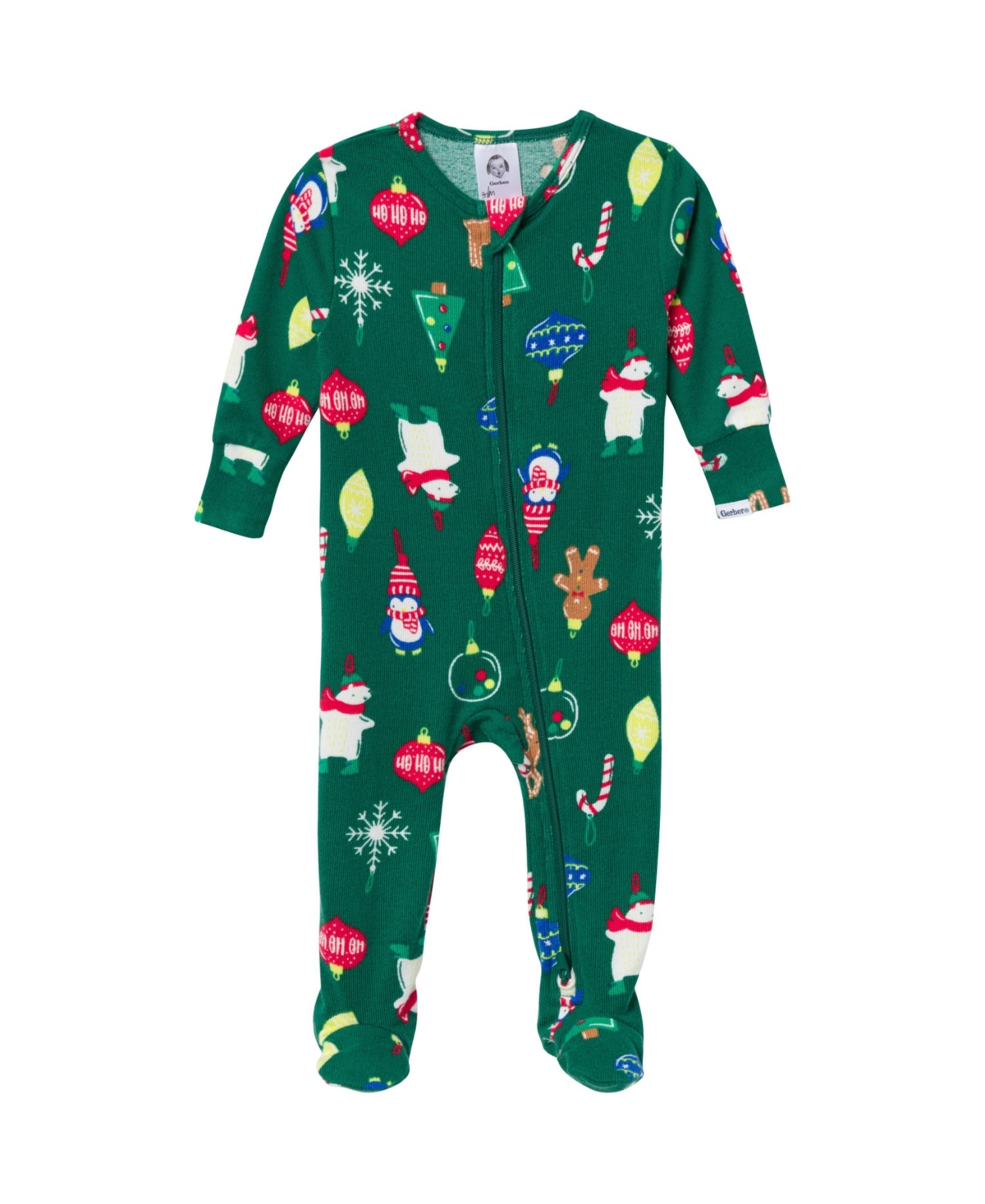 Click here for Gerber Baby Girls Holiday Family Pajamas Neutral O... prices